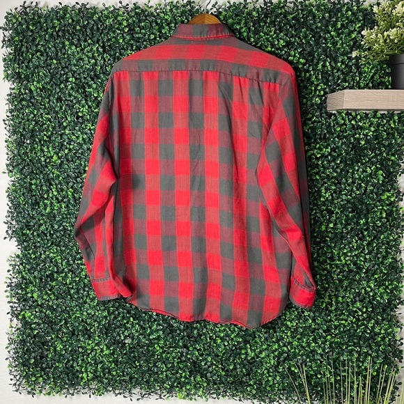 Tops | Vintage 7s Checkered Button Up | Poshmark